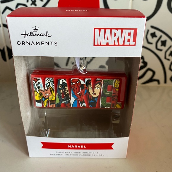 Hallmark | Holiday | New In Box Marvel Comics Heroes And Villains Logo ...